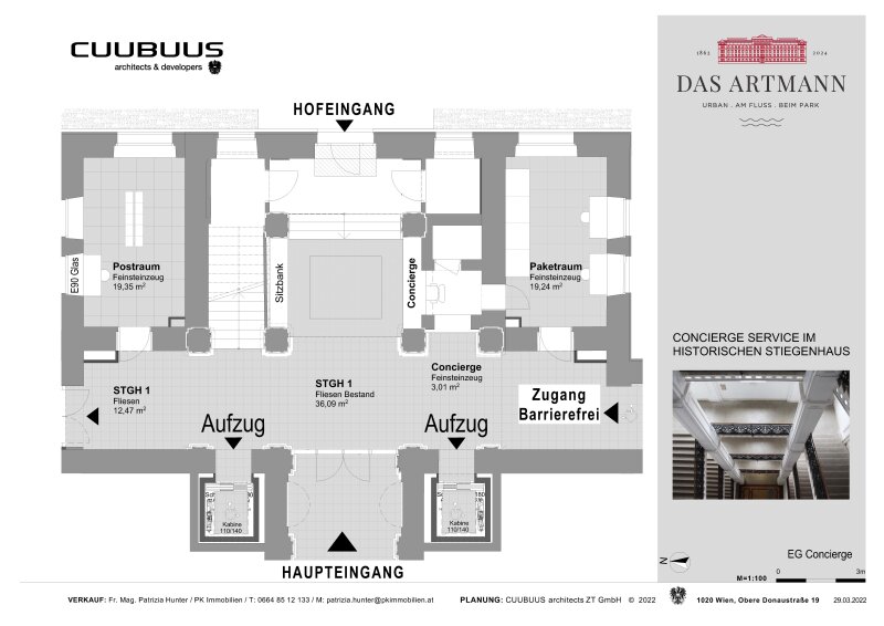 DAS ARTMANN - Industrial trifft Wiener Gründerzeit - Eigentumswohnungen - Wien - P.Kornherr ...